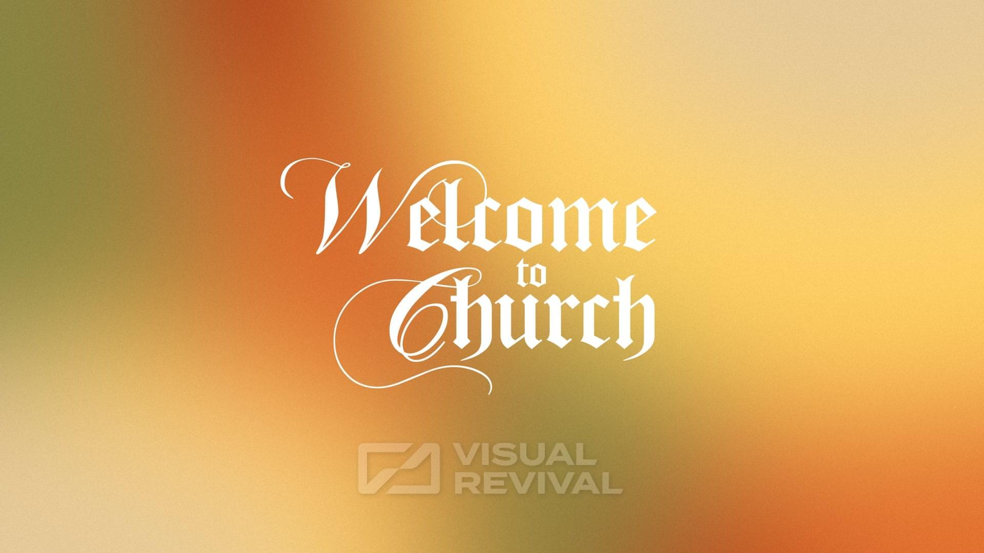 Autumn Gradients Title Slide - Welcome To Church | Visual Revival