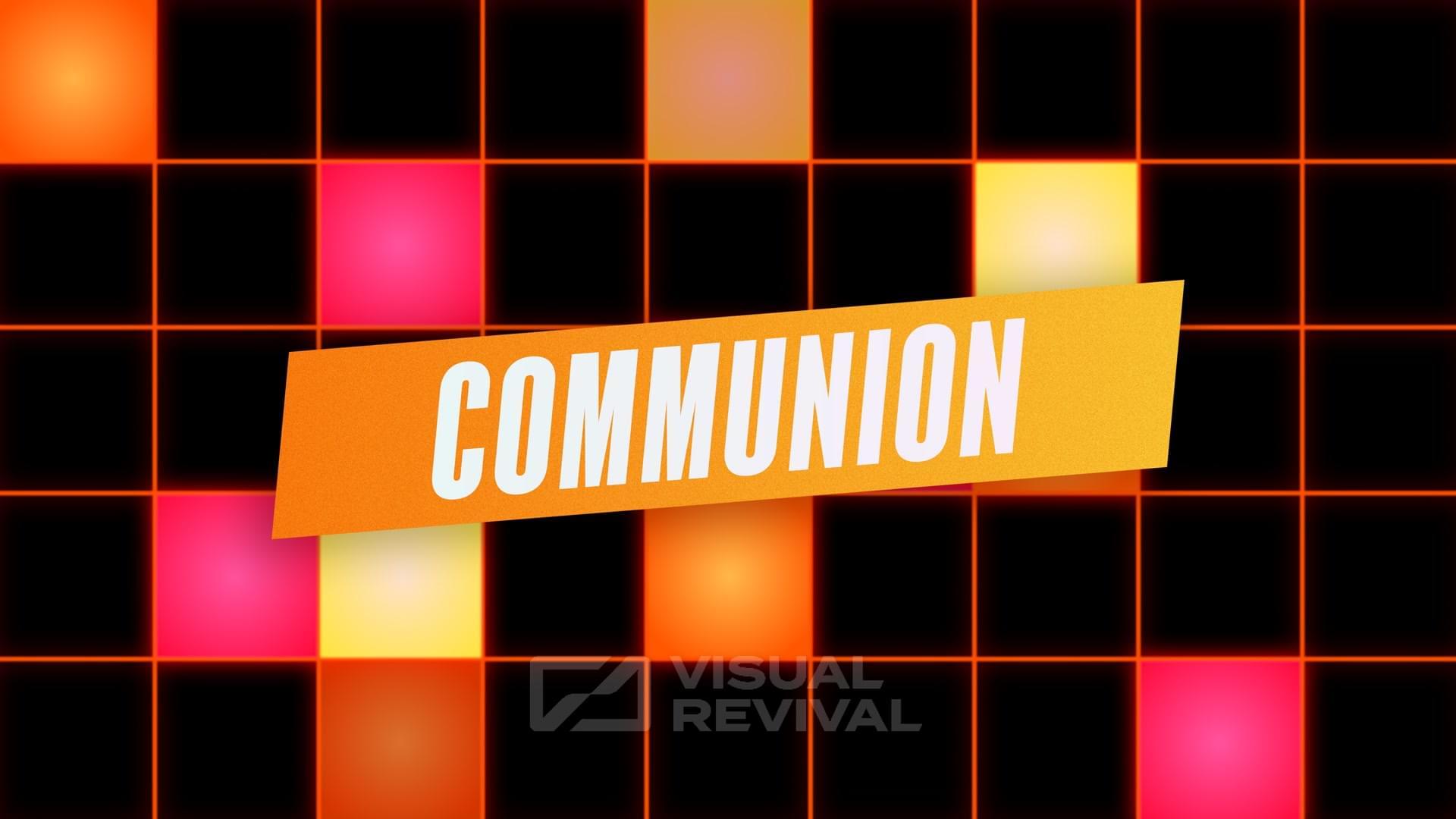 Radiant Tiles Title Slide - Communion | Visual Revival