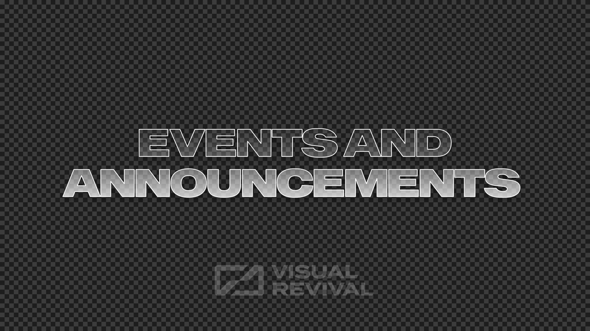 Thermal Title Overlay - Announcements | Visual Revival