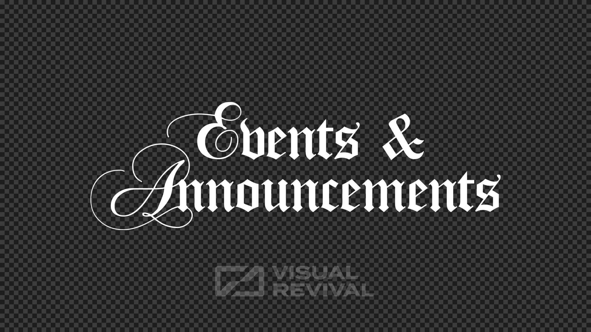 Christmas Gradient Title Overlay - Events And Announcements | Visual ...