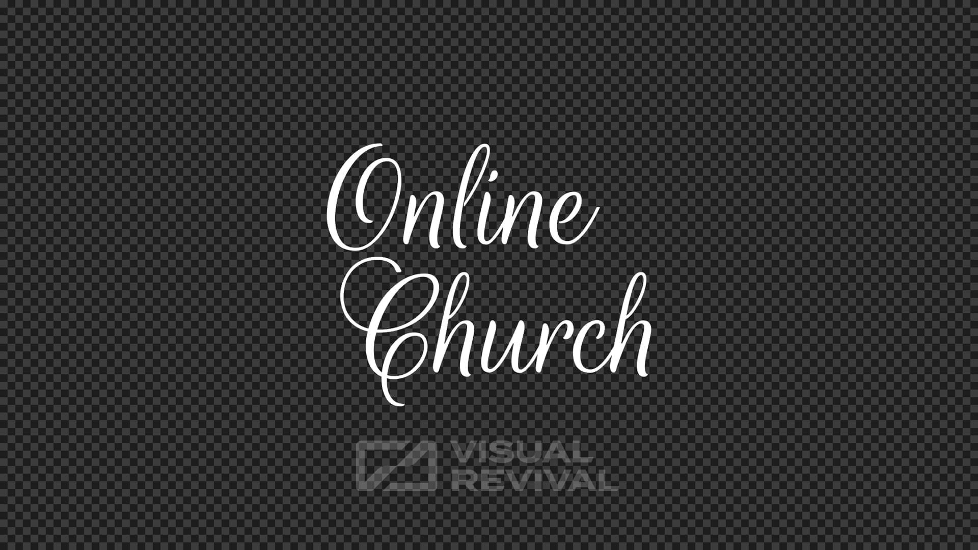 Silent Night Title Overlay - Online Church | Visual Revival