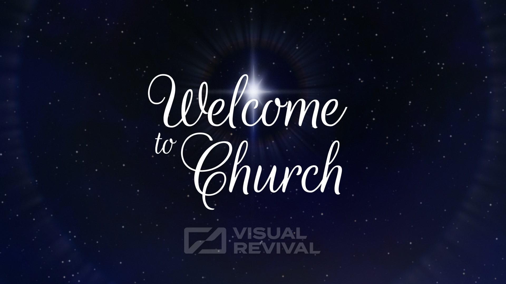 Silent Night Title Slide - Welcome To Church | Visual Revival
