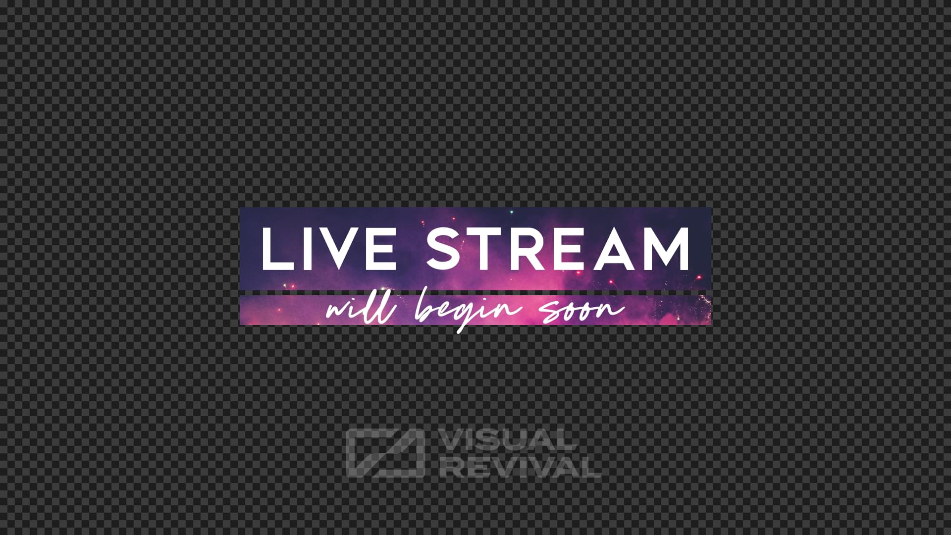 Celebration Sky Title Overlay - Live Stream | Visual Revival