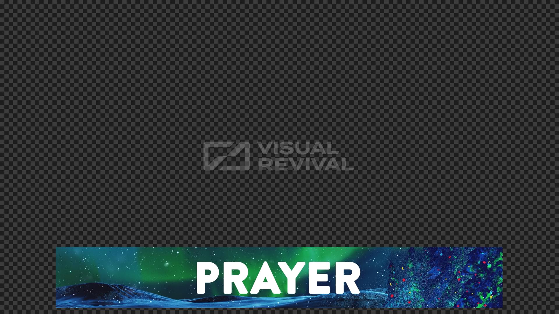Glorious Christmas Lower Third - Prayer | Visual Revival