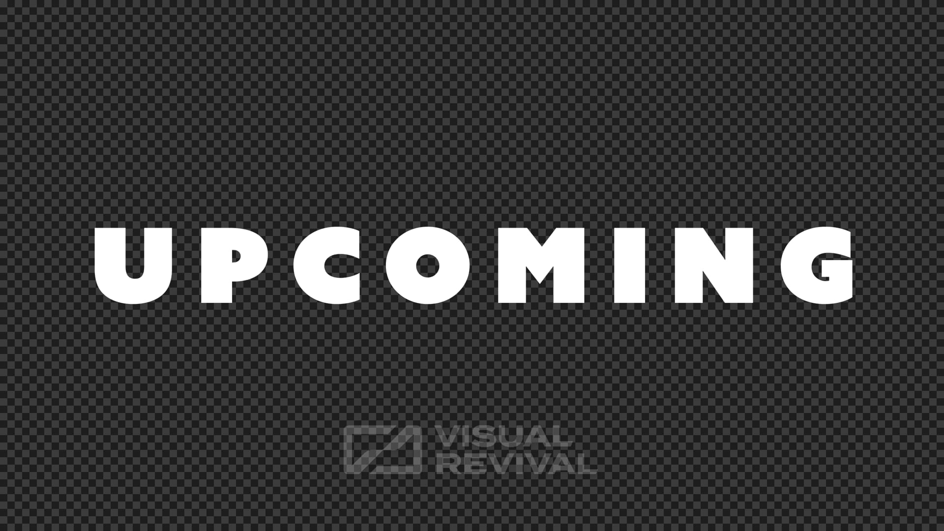 Painted Easter Title Overlay - Upcoming | Visual Revival